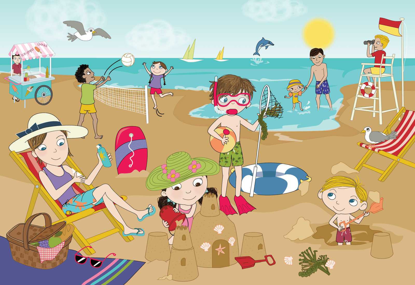 Poster – 16. The beach